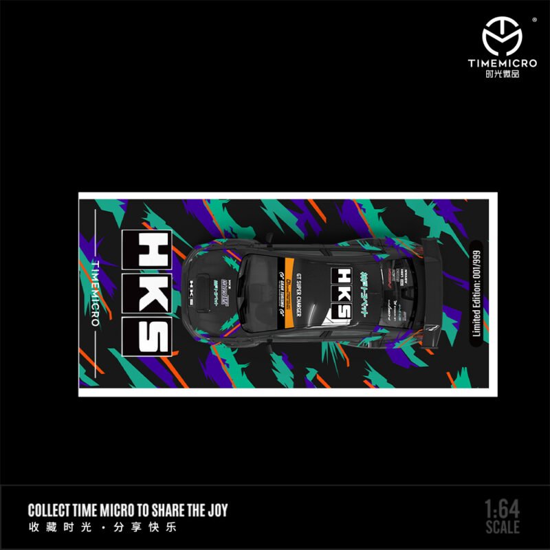 Time Micro 1:64 Subaru WRX-STI HKS Livery - Pablos Diecast Garage