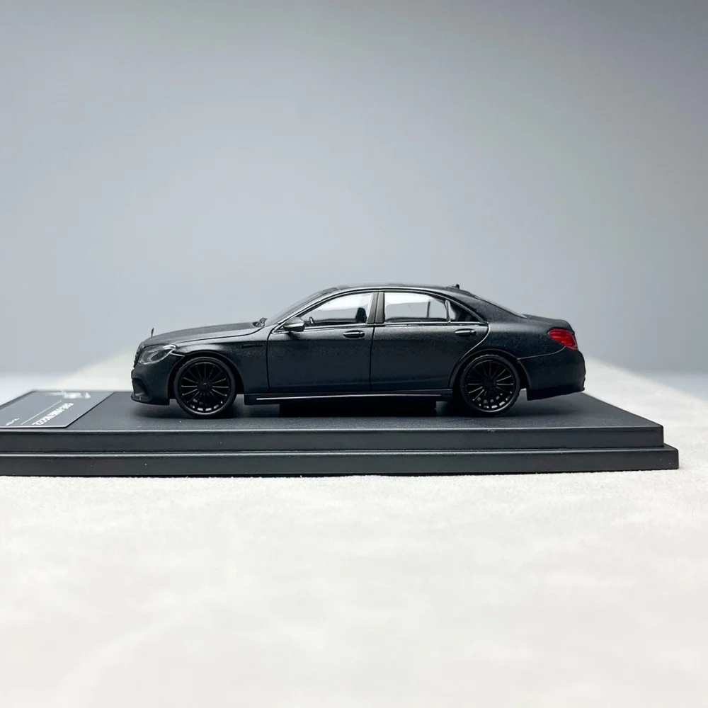 KINGMODEL 1:64 Mercedes S65 AMG W222 Matte Black - Pablos Diecast Garage