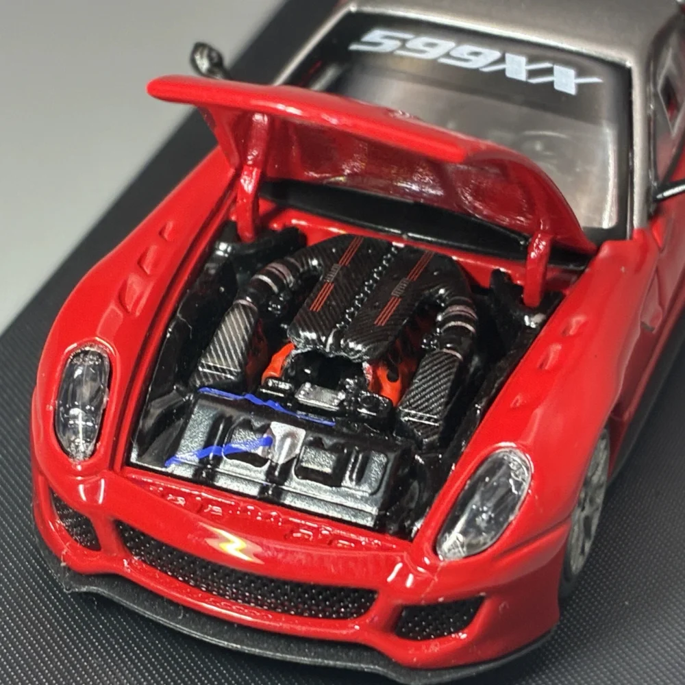 Rhino Model RM 1:64 Ferrari 599XX Open Hood Transparent Red - Pablos ...