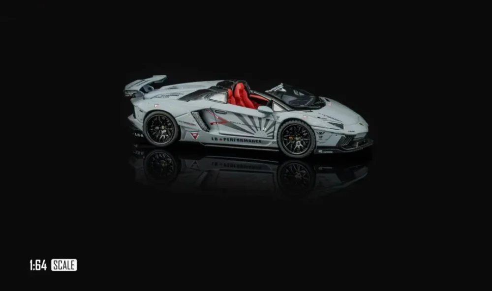 Rhino Model RM 1:64 Lamborghini LP720-4 Convertible LBWK Grey - Pablos ...